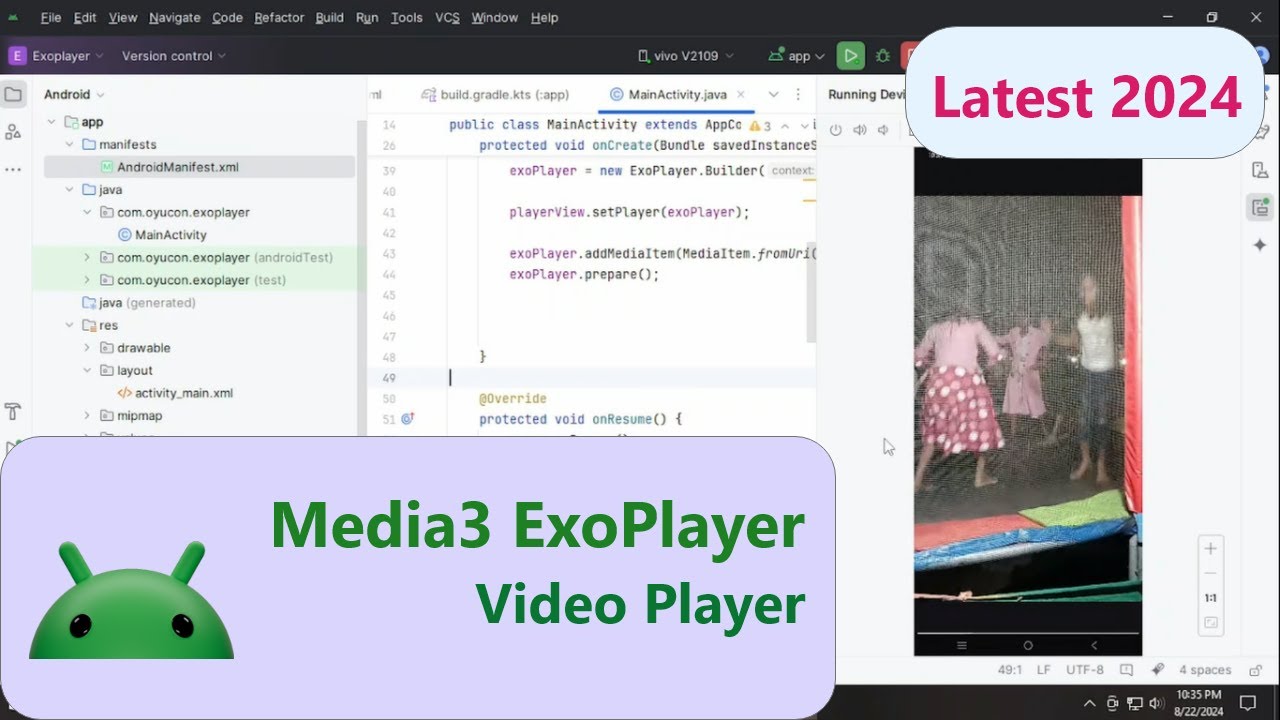 How To Implement Media3 Exoplayer To Play Video From Url In Android