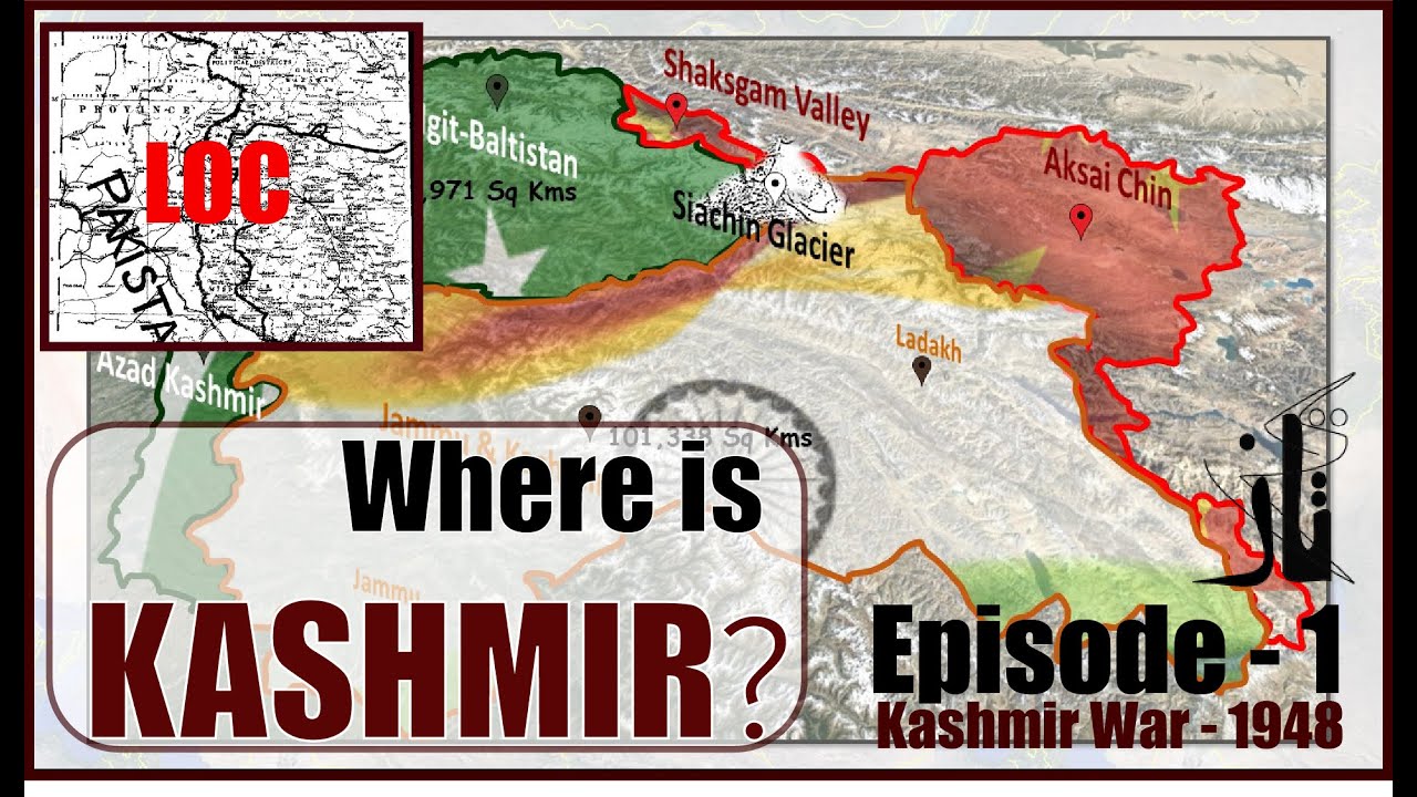 Where is Kashmir ? Aftermath of partition ! Kashmir War - 1948 Episode ...