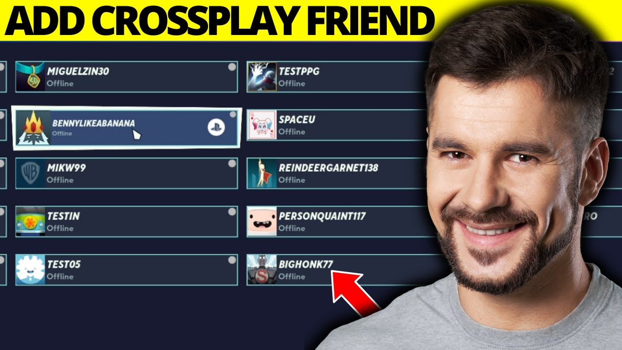 How To Add Crossplay Friends on Multiversus - PC XBOX PS4 PS5 - YouTube