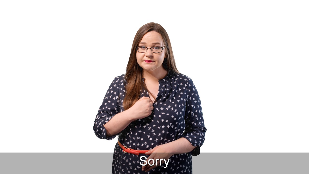 Sorry In Irish Sign Language YouTube Sorry In Irish Sign Language YouTube