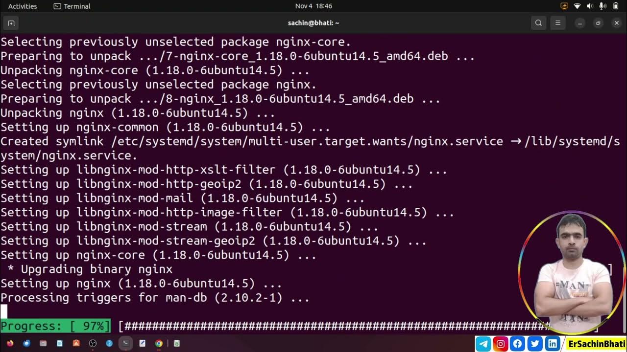 nginx installation linux | nginx install ubuntu 22.04 | nginx web server on linux ubuntu - YouTube