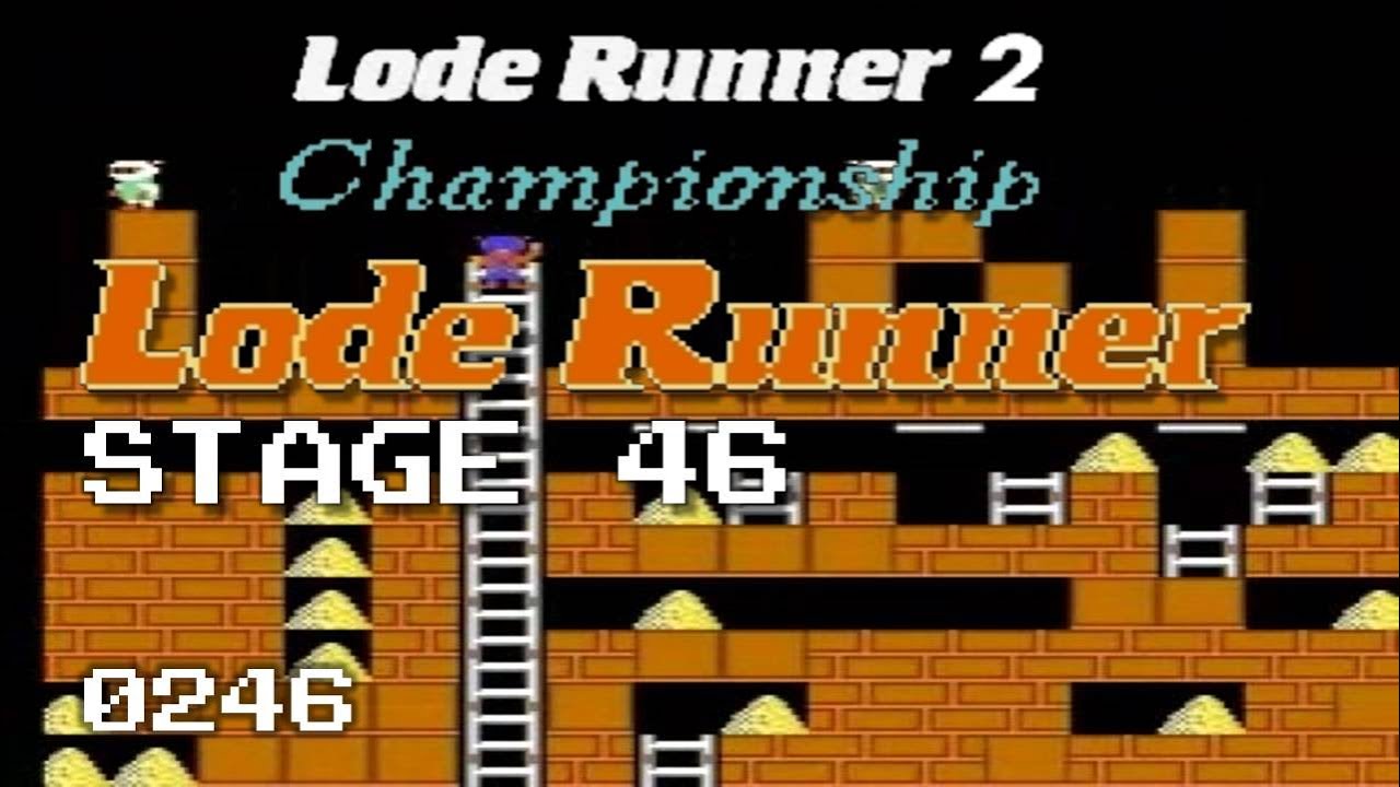 Lode Runner 2 - Stage 46 [0246] - YouTube