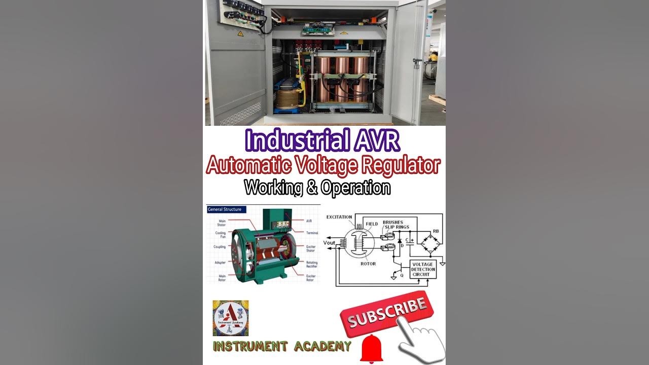 What is AVR | Automatic Voltage Regulator | Working & Operation of AVR #InstrumentAcademy - YouTube