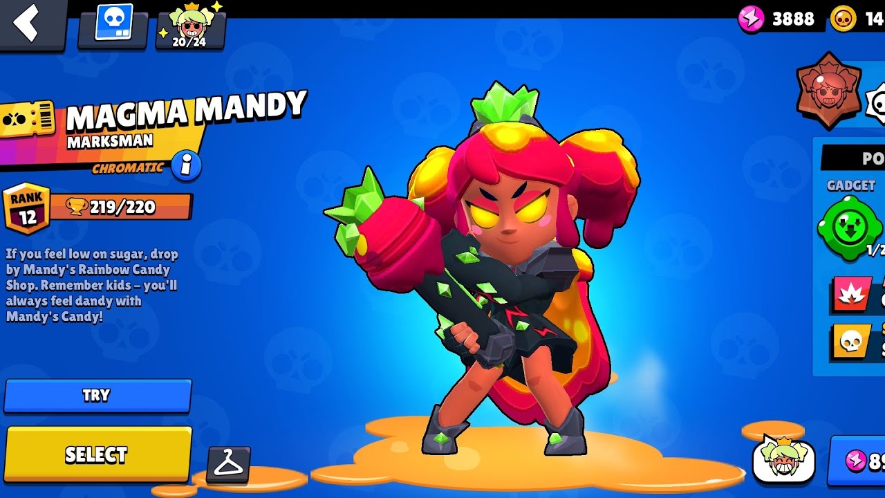 Brawl Stars - MAGMA MANDY MARKSMAN CHROMATIC - Gameplay Walkthrough ...