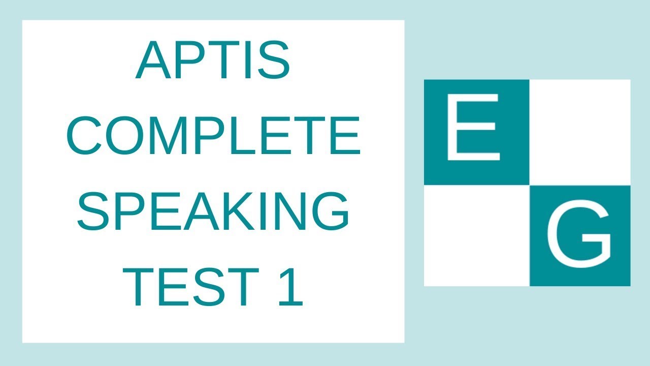 APTIS COMPLETE SPEAKING TEST 1 - YouTube
