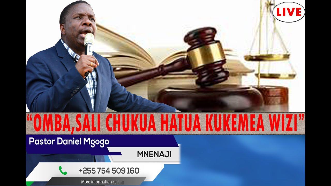 PST. DANIEL MGOGO - *LIVE* "IMEFIKA MAHALI WATU WANAFURAHIA WIZI ...