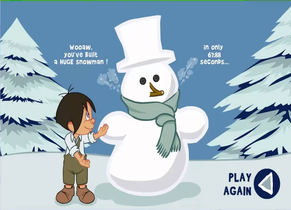 Catch The Snowflakes Kids Game - YouTube