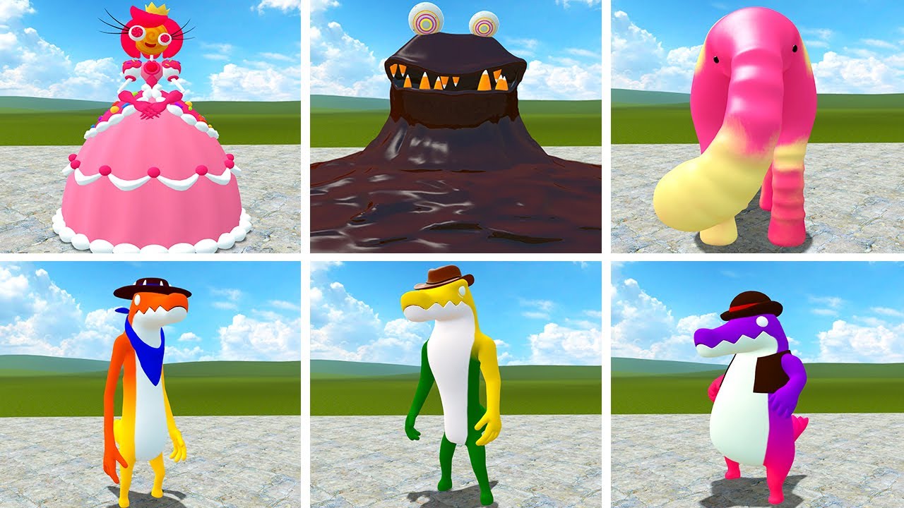 THE AMAZING DIGITAL CIRCUS CANDY CANYON KINGDOM FAMILY in Garry's Mod ...