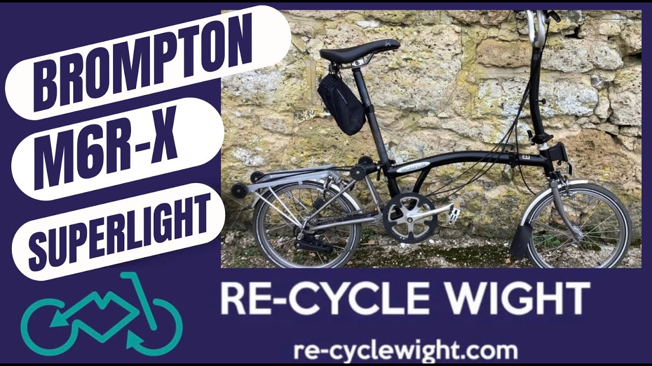 Brompton M6L-X M6R-X Superlight 6 speed Titanium Forks + Rear Triangle ...