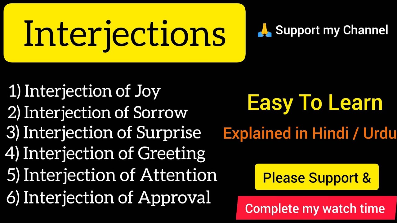 Interjections & Types of Interjection: Mastering the Art of Effective ...