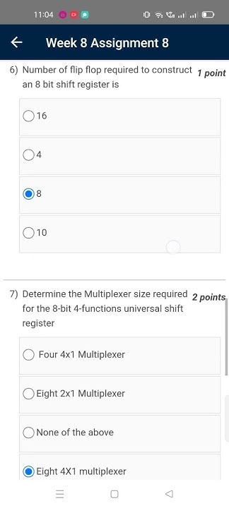 Digital Design with Verilog week8 key nptel 2024 - YouTube
