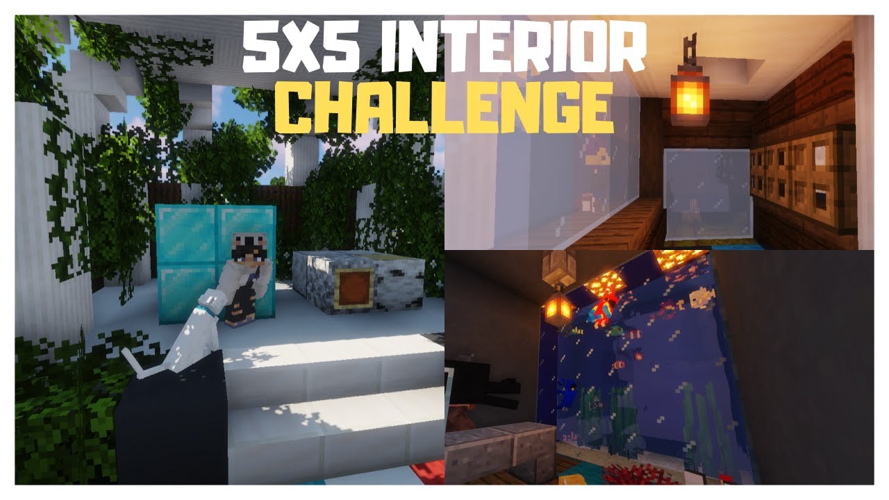 Minecraft Monday Funday | 5x5 Interior Challenge - YouTube