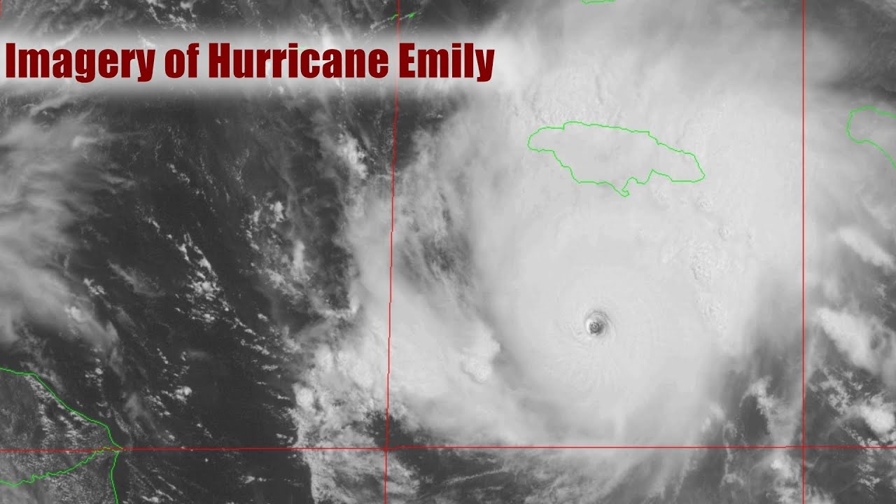 Hurricane Emily (2005) 4K Radar and Satellite Loop - YouTube