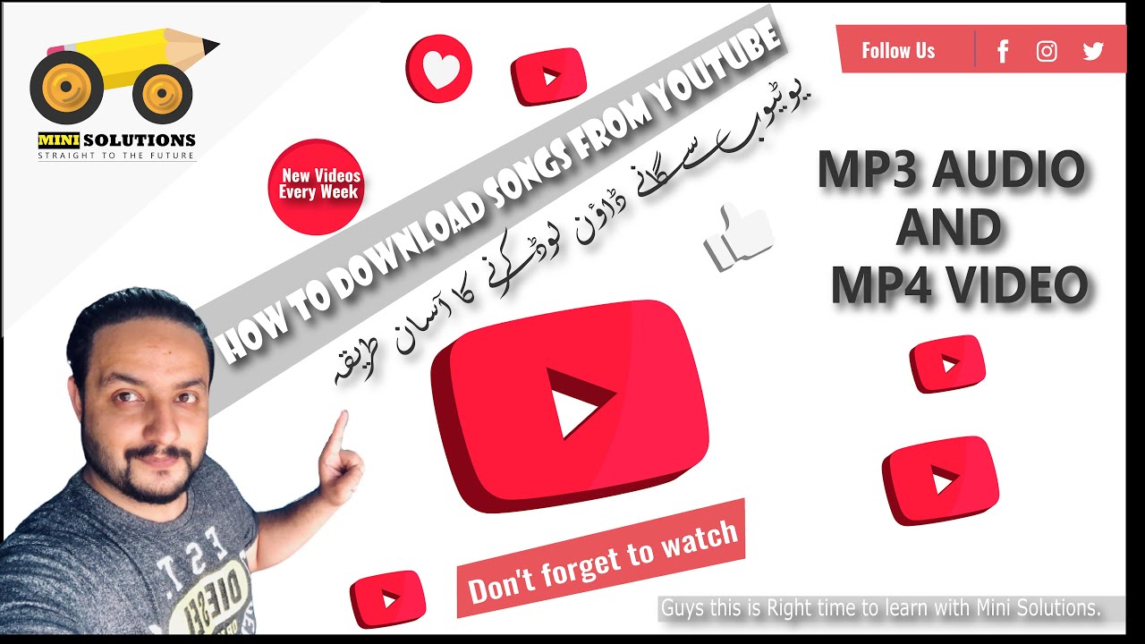How to download Songs Audio MP3 and Video MP4 songs - YouTube