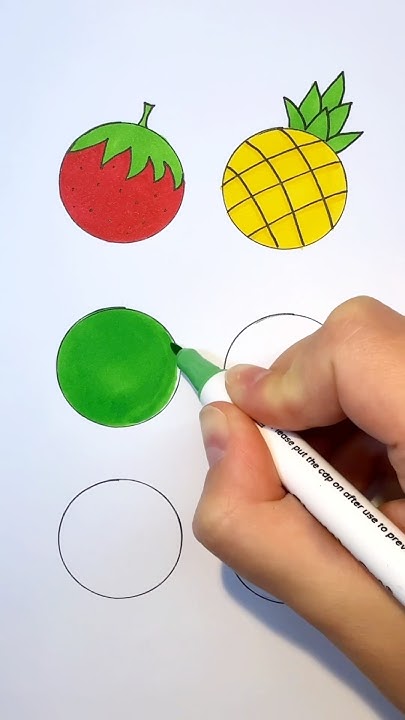 Let's Learn How to Draw Fruits | Step by step drawing for kids - YouTube