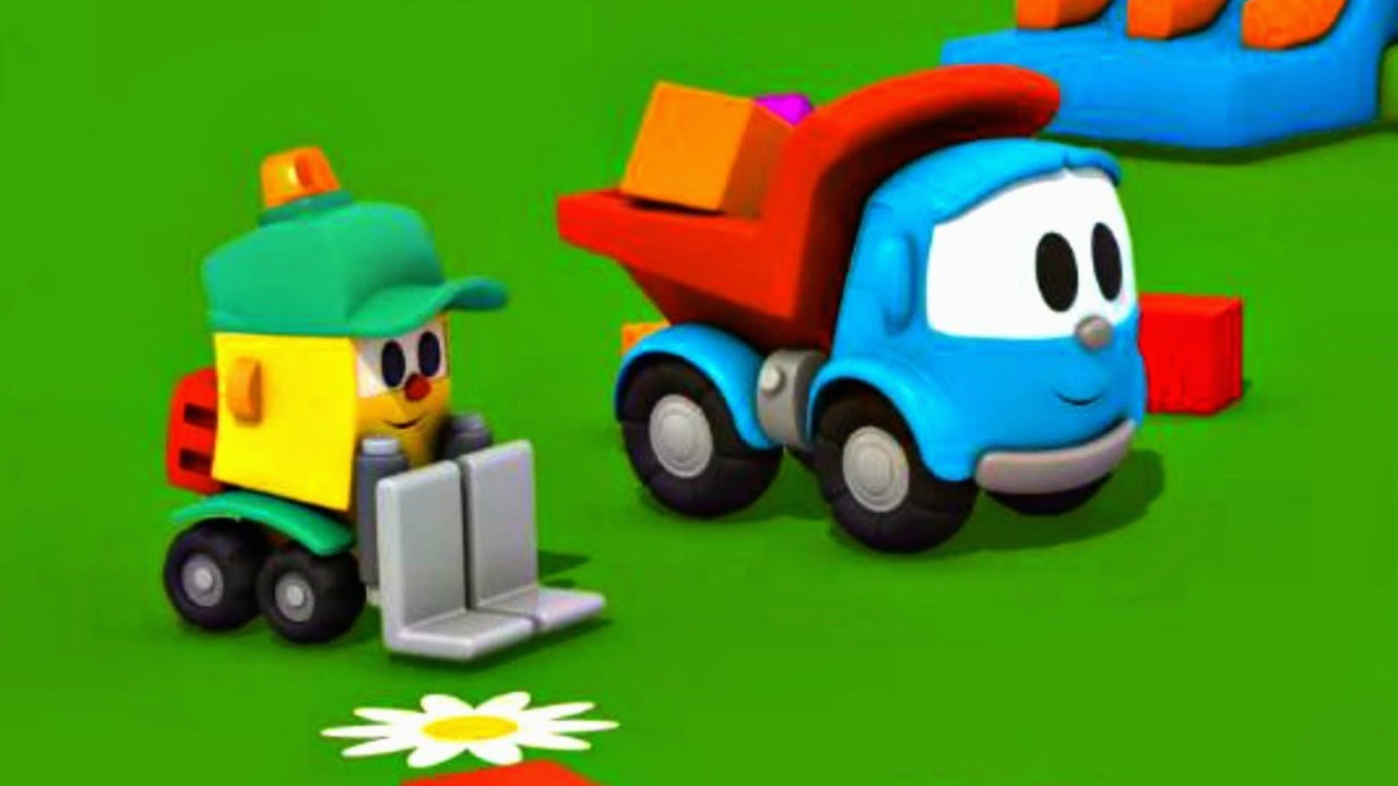 Leo Junior bir yükleyici yapıyor - Eğitici çizgi film - YouTube