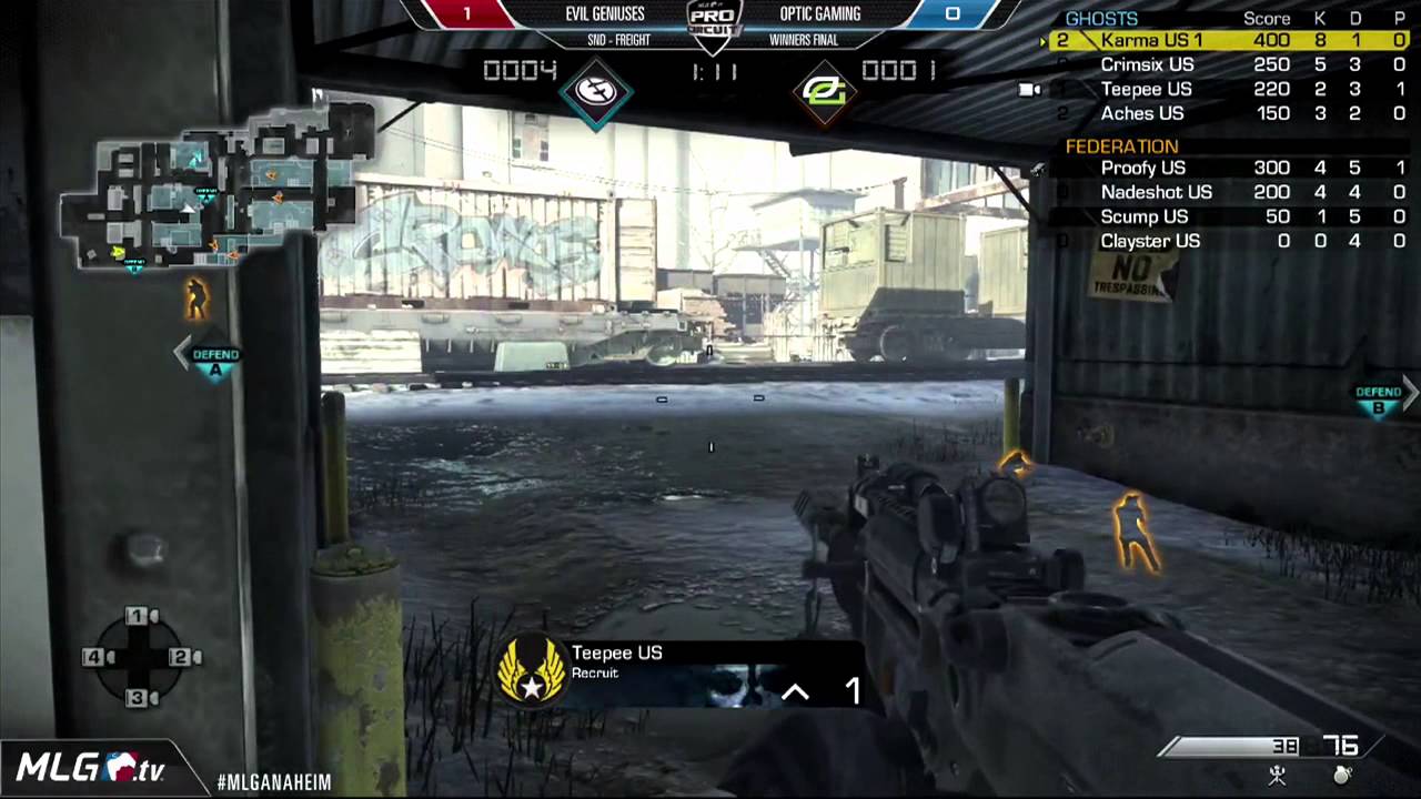 Call of Duty Ghosts Optic Gaming vs EG Mlg Anahiem 2014 - YouTube