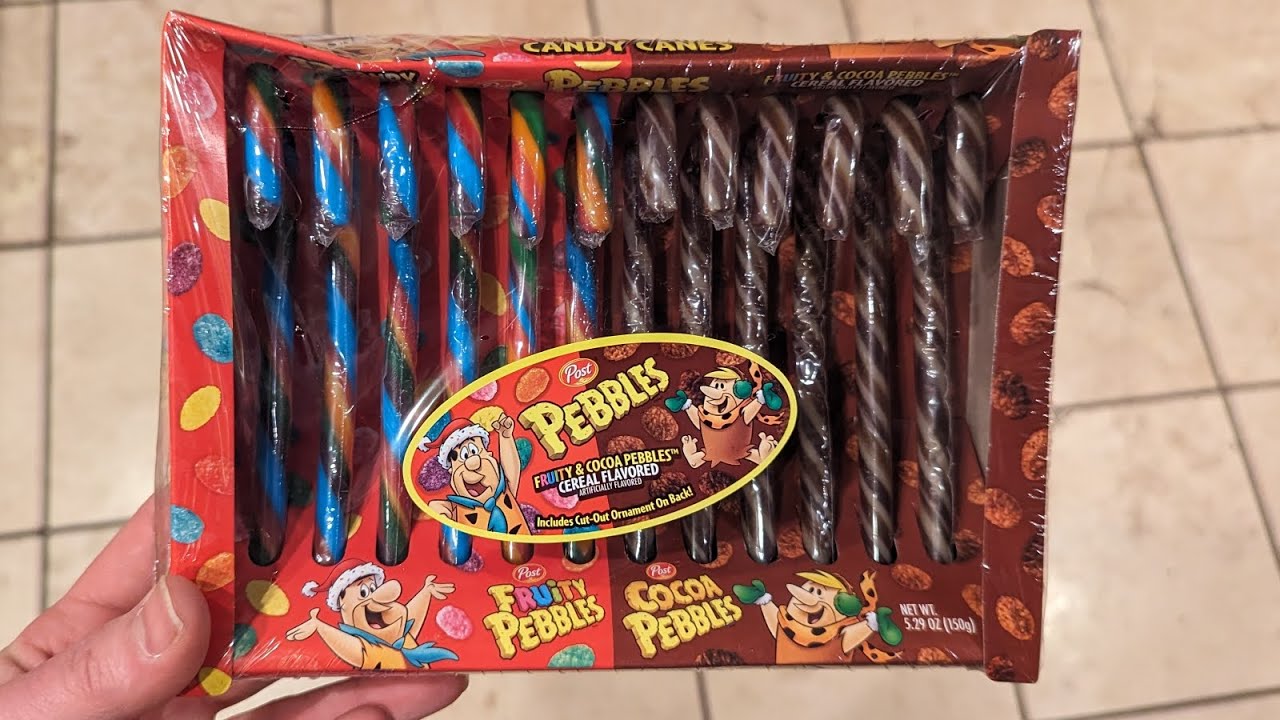 Trying Fruity Pebbles & Cocoa Pebbles Cereal Flavored Holiday Candy ...
