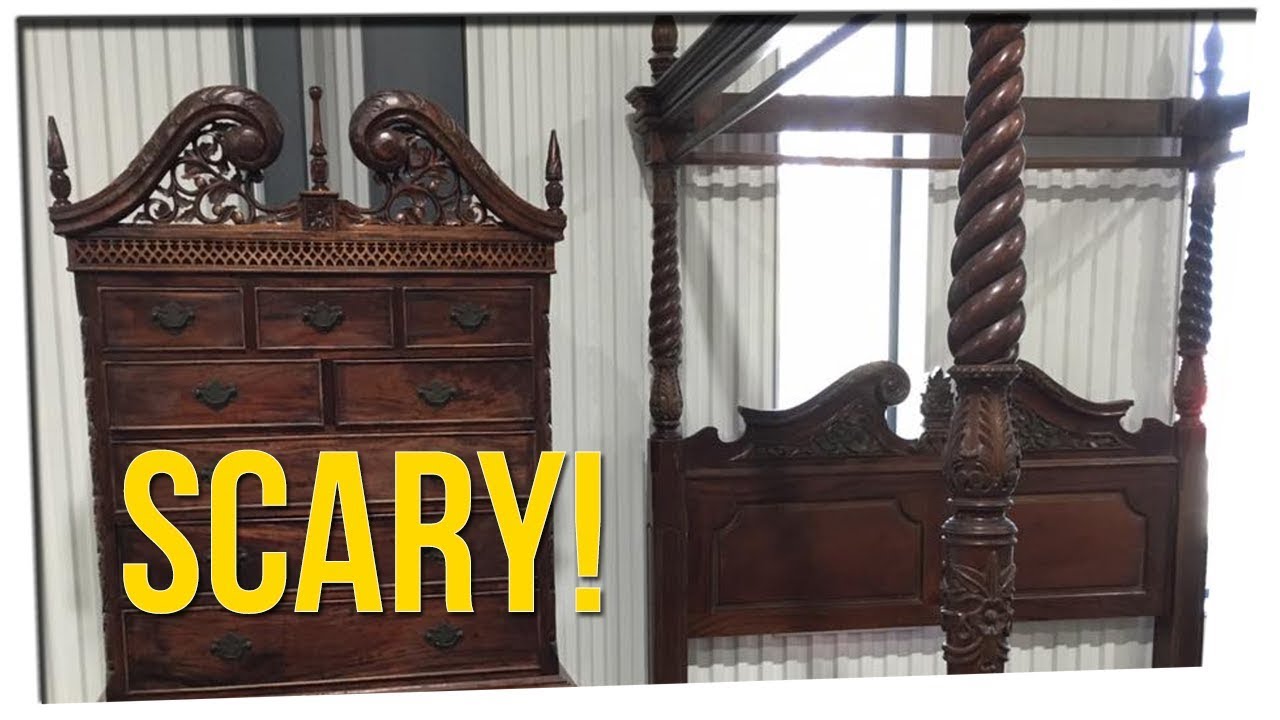 Thrift Store Warns Certain Furniture Is Haunted!? - YouTube