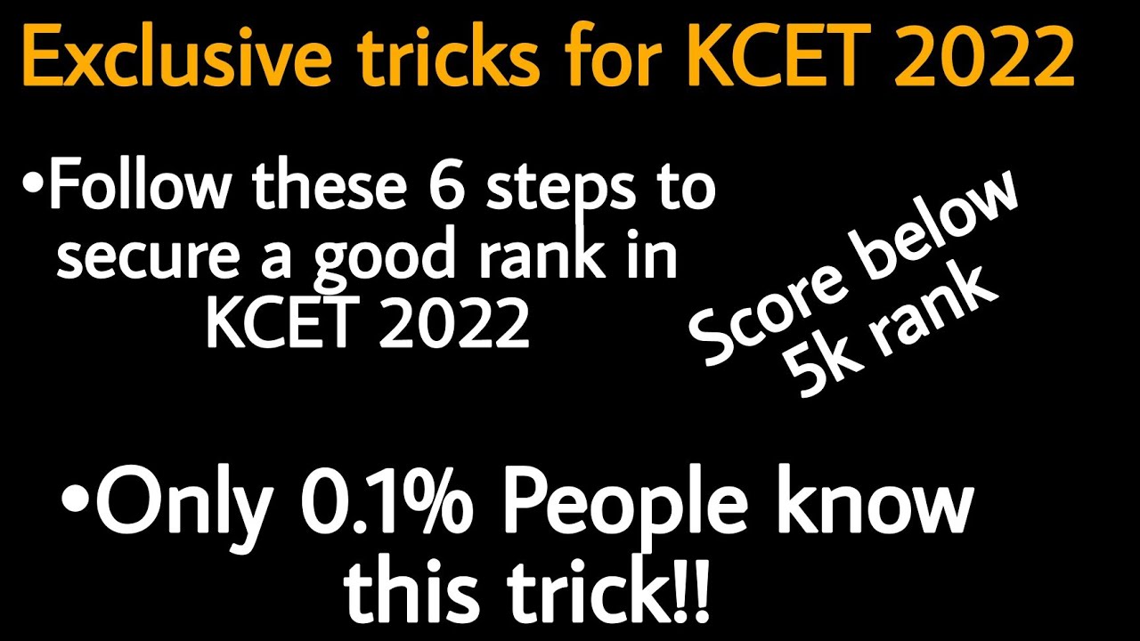 HOW TO GET MORE MARKS IN KCET WITHOUT STUDYING HOW TO GUESS CORRECT ANSWER IN KCET 2022 KCET how-to-get-more-marks-in-kcet-without-studying-how-to-guess-correct-answer-in-kcet-2022-kcet