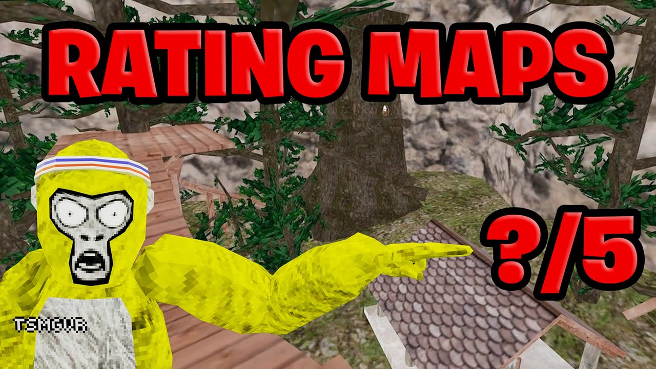 Rating EVERY Map In Gorilla Tag Virtual Reality Game - YouTube