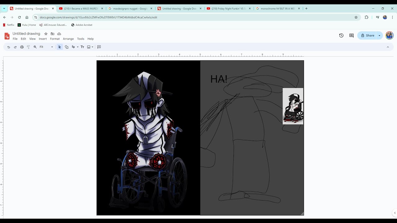 I SAW MONOCROME FOR THE FERY FIRST TIME! #fnfmods - YouTube