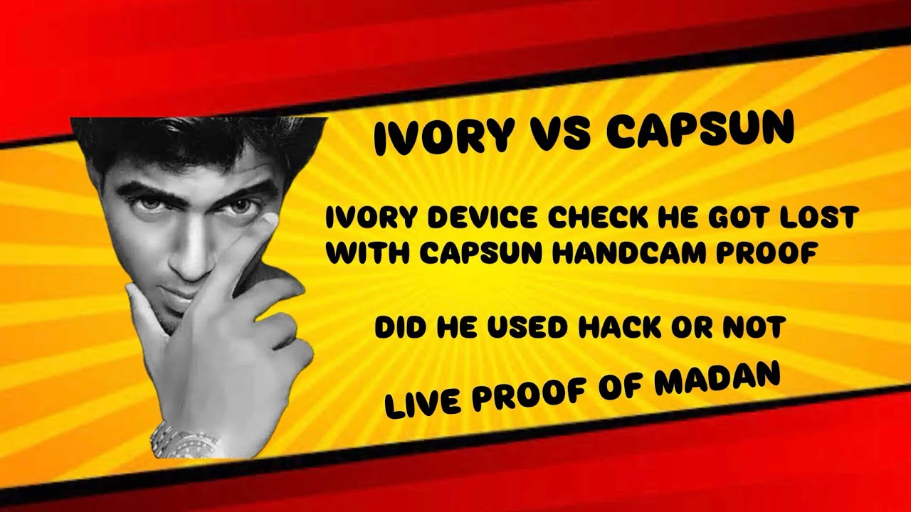 Ivory Device Check by Madan! Handcam Proof 🔥 - YouTube