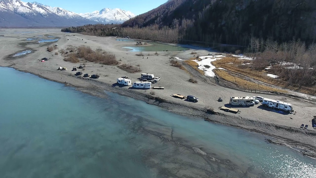 First camping trip summer 2021 up on the Knik River. - YouTube