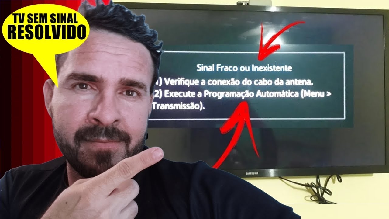 TV SEM SINAL ou NÃO PEGA NENHUM CANAL? Aprenda a RESOLVER! - YouTube