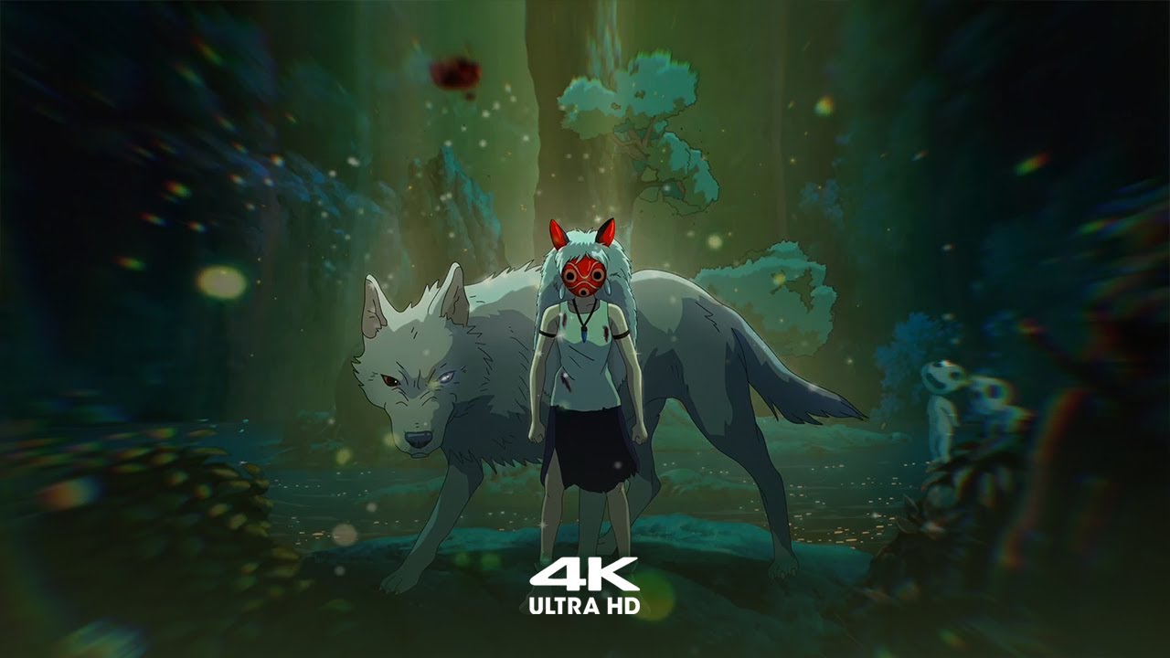 Princess Mononoke Live Wallpaper / Screensaver - 4K Ultra HD 🌿 - YouTube