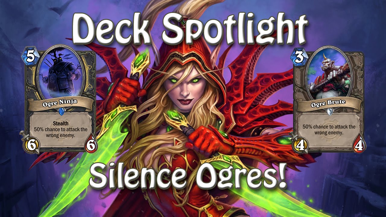 Hearthstone - Deck Spotlight - Silence Ogres! - YouTube