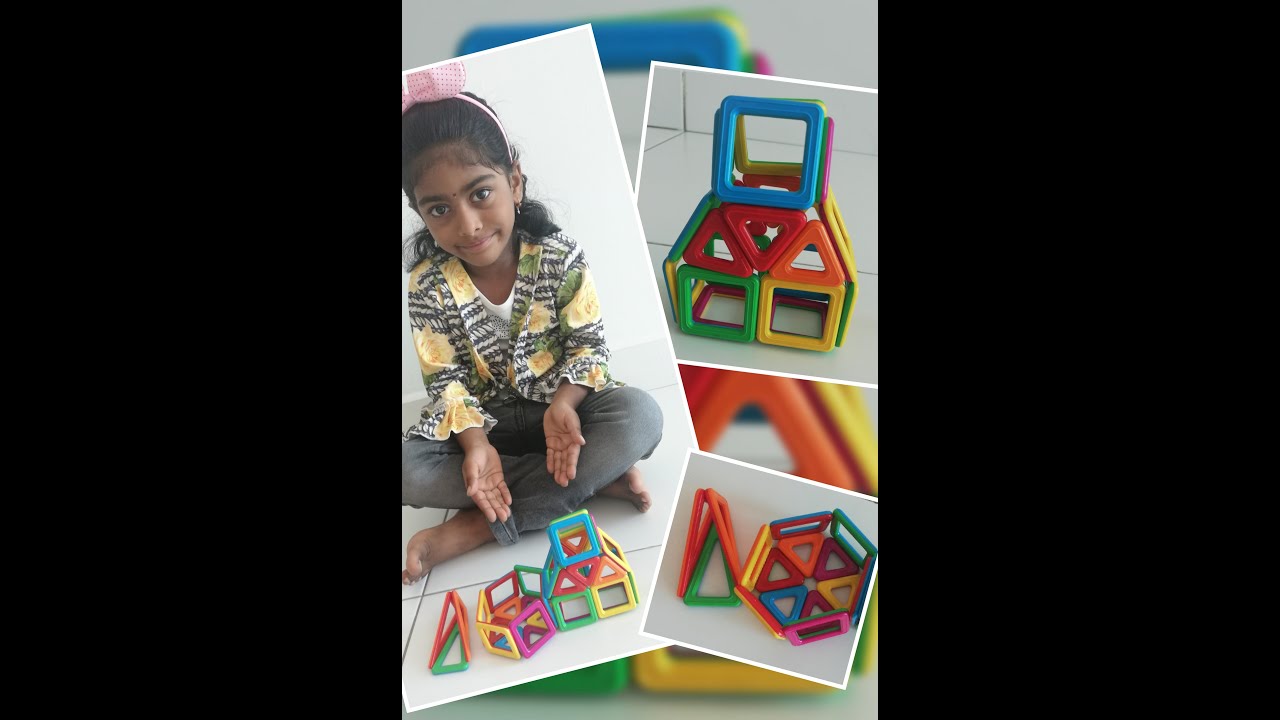 Quick and Easy Magnetic Block House - YouTube