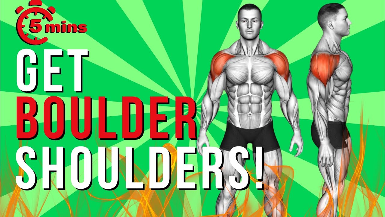 REVEALED: How To Build CAPPED Shoulders! (At Home, For Beginners) - YouTube