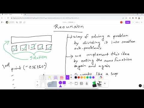 CSE220 (Class Recording) | Recursion [Part - 1] | Fall 2023 - YouTube