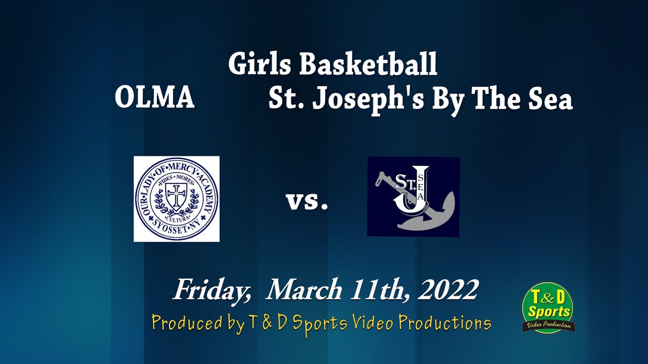 Girls basketball Semi-Finals OLMA vs St. Joseph's by the Sea - YouTube