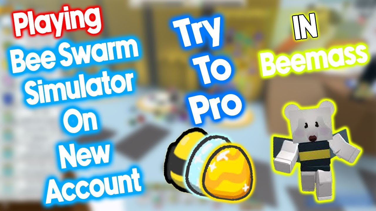 Starting Bee Swarm Simulator On New Account in Beemass (*BSS*) - YouTube