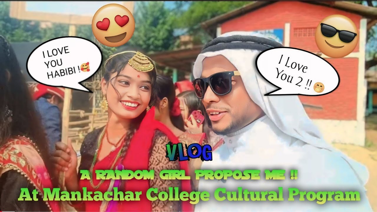 Cultural procession of Mankachar college - YouTube