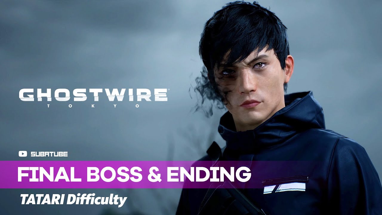 GHOSTWIRE TOKYO Final Boss & Ending (TATARI Difficulty) - YouTube