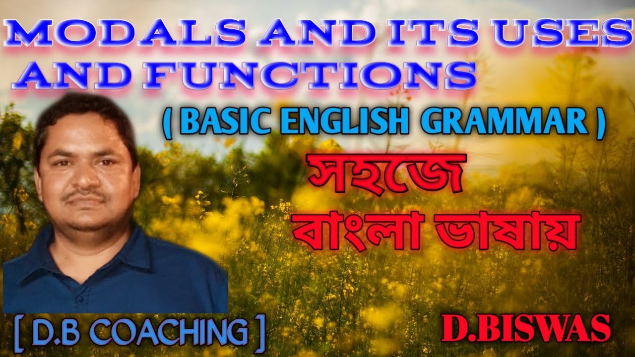 ||MODALS AND IT'S USES AND FUNCTIONS ||[ BASIC ENGLISH GRAMMAR ]IN ...