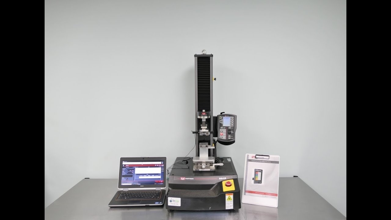 Instron Tensile Tester 5942 for sale - YouTube