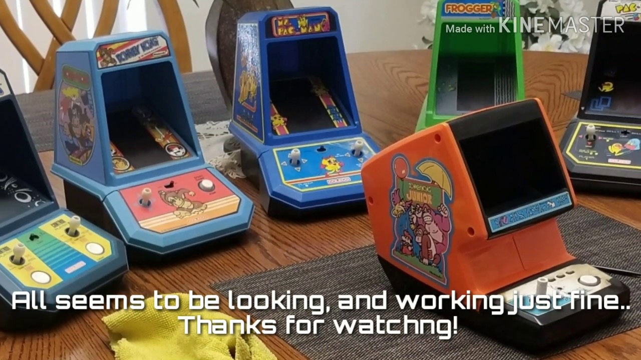 Coleco table top game collection - YouTube