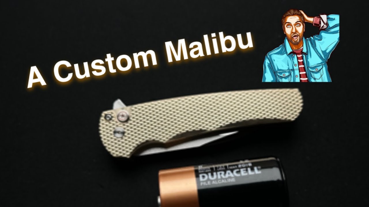 Pro-Tech Custom Bronze Malibu Knife Review - YouTube