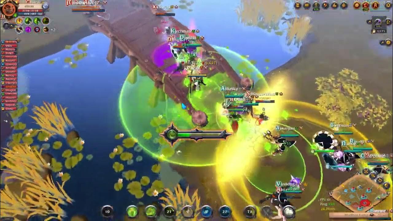 Roaming IN ALL vs Albion online pvp mediana escala - YouTube