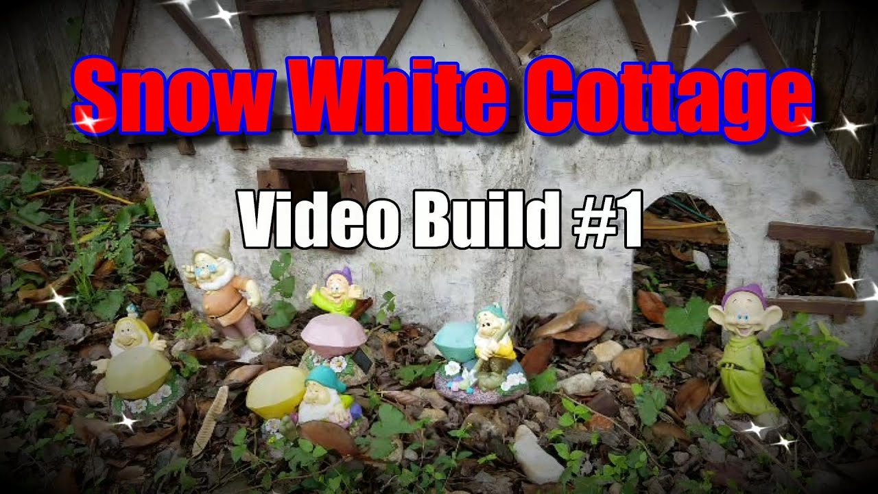 Disney Snow White and the Seven Dwarfs Cottage DIY Custom backyard ...
