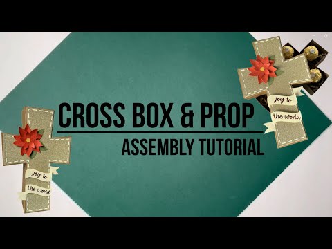 Cross Box & Prop SVG Template 3D Paper Craft Gift Box or Prop Assembly ...