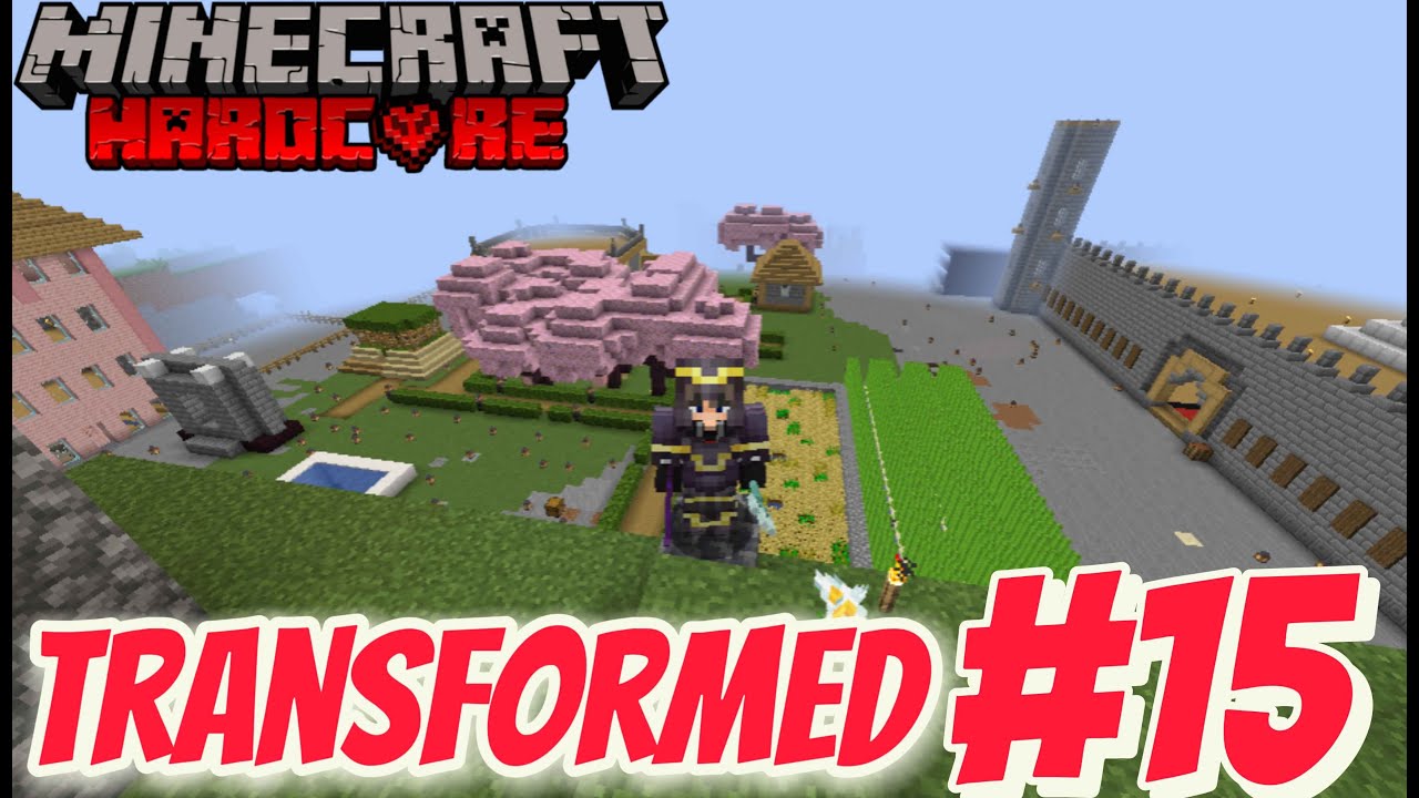 WE TRANSFORM OUR WORLD IN MINECRAFT HARDCORE WPRLD WITH FRIEND GAMEPLAY ...