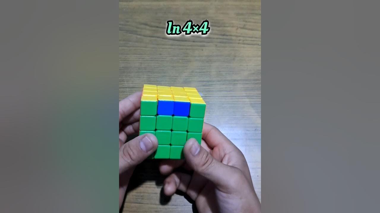 PLL Parity In 3×3 Or 4×4 Rubik's Cube! #shorts - YouTube