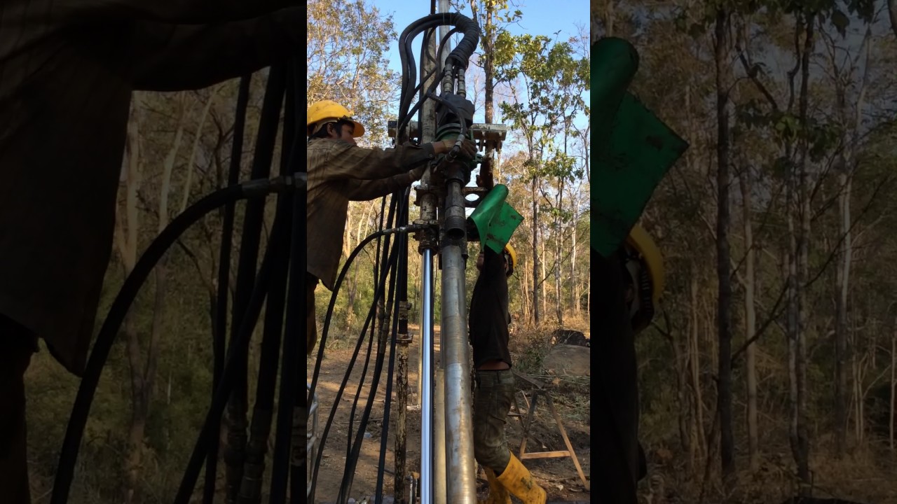 drilling core sample for gold mine project part II - YouTube