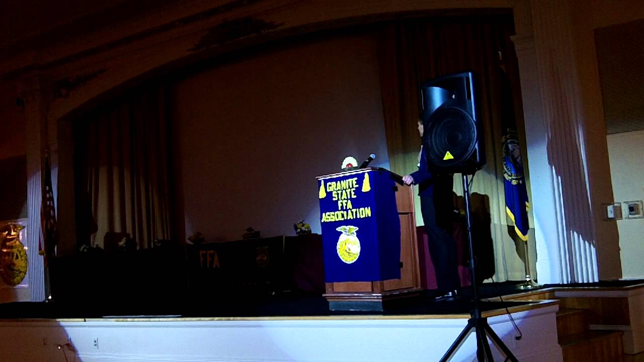 Part 2 of the 3rd General Session of the 85th Annual Granite State FFA ...