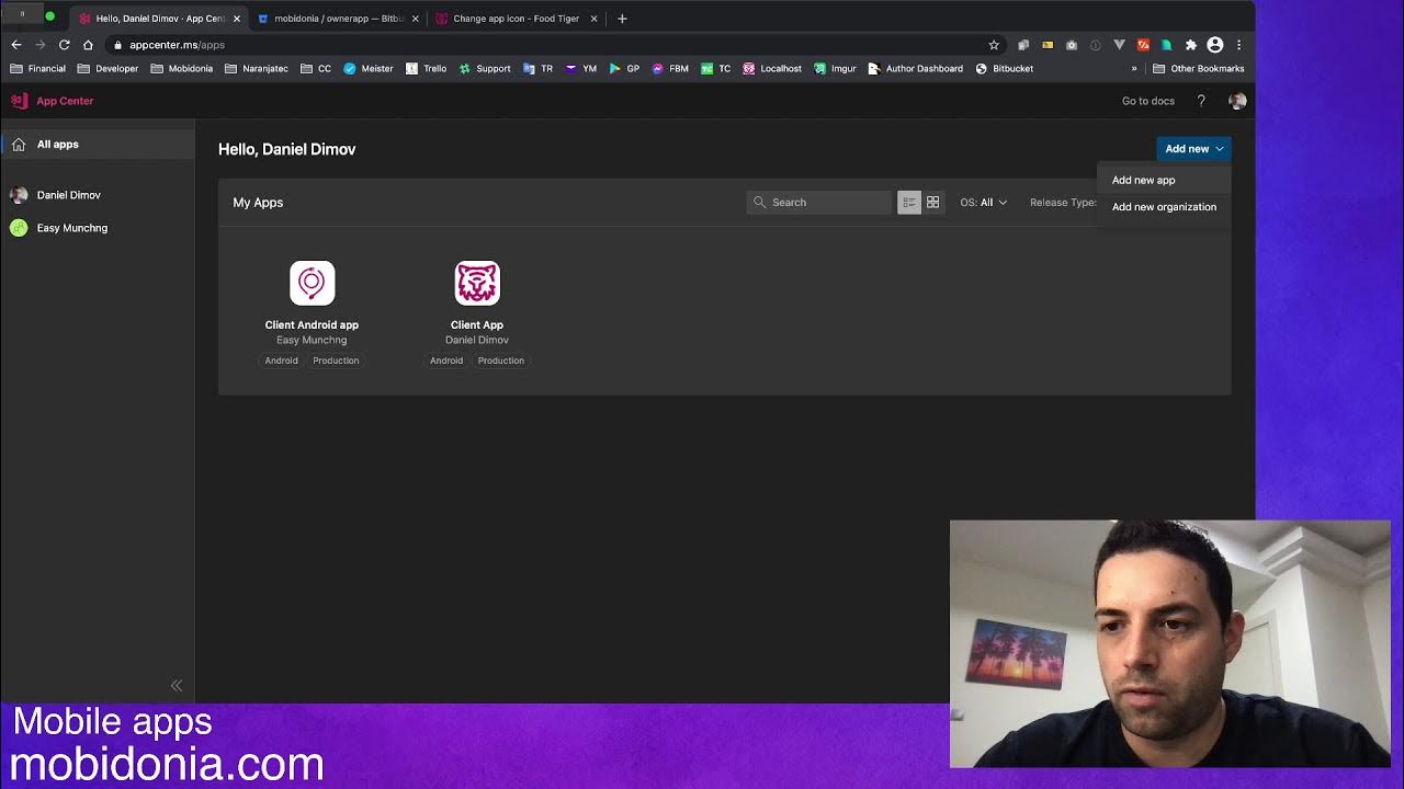Make react native app in AppCenter.ms - YouTube